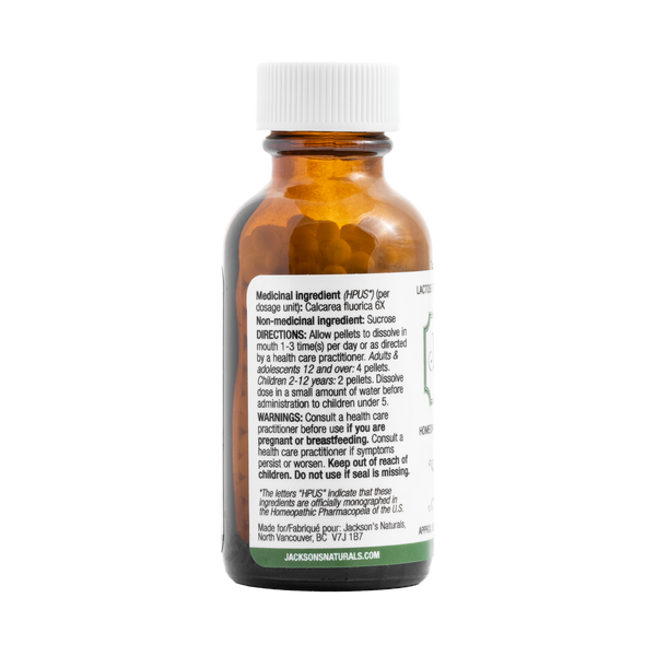 #1 Calc fluor 6X (Calcium fluoride) - Certified Vegan, Lactose-Free Ce