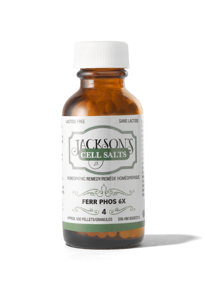 Jackson's #4 Ferr phos 6X (Ferrum phosphate)- Certified Vegan, Lactose ...