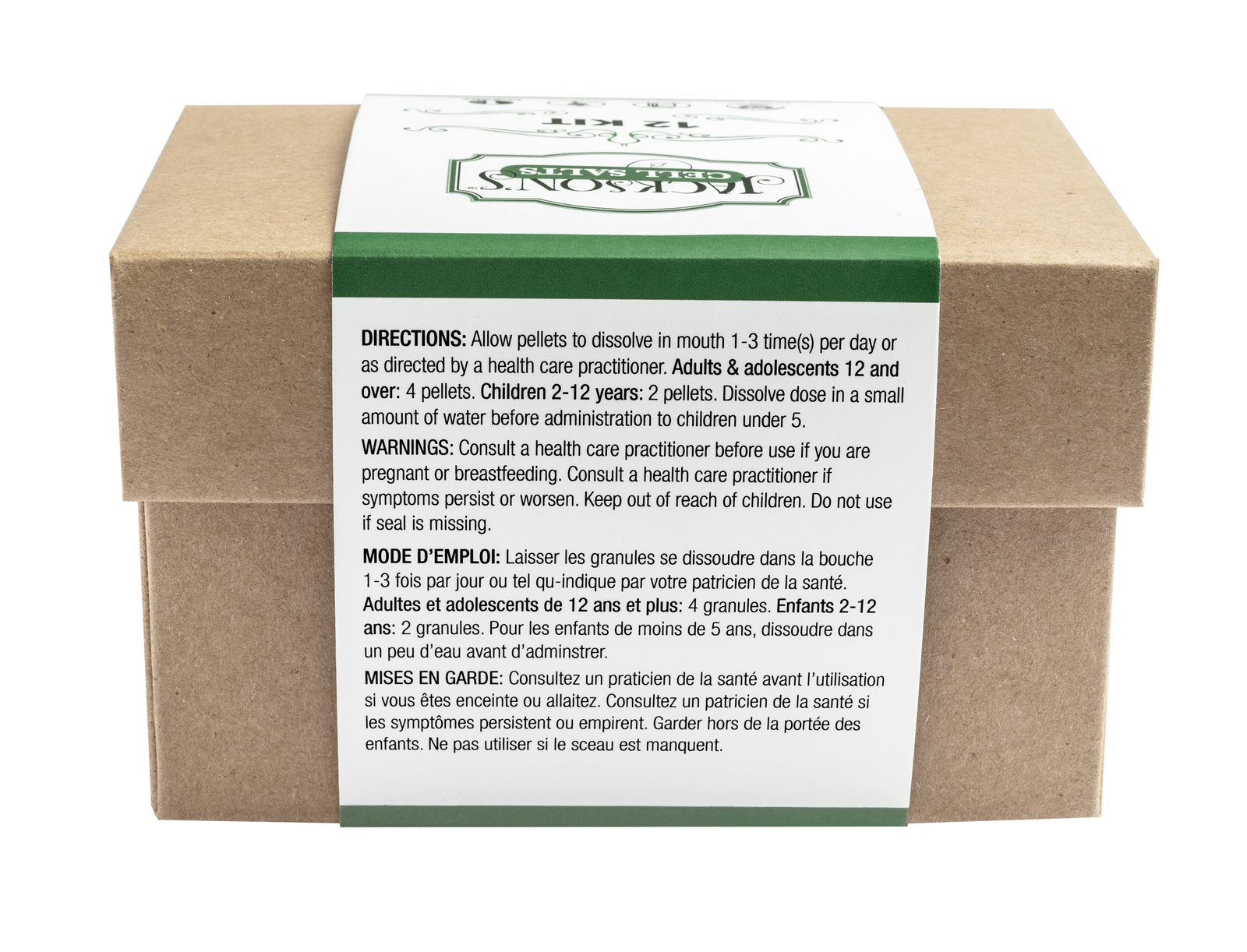 12 Cell Salt Kit, Certified Vegan 6X potency - Jackson's Naturals