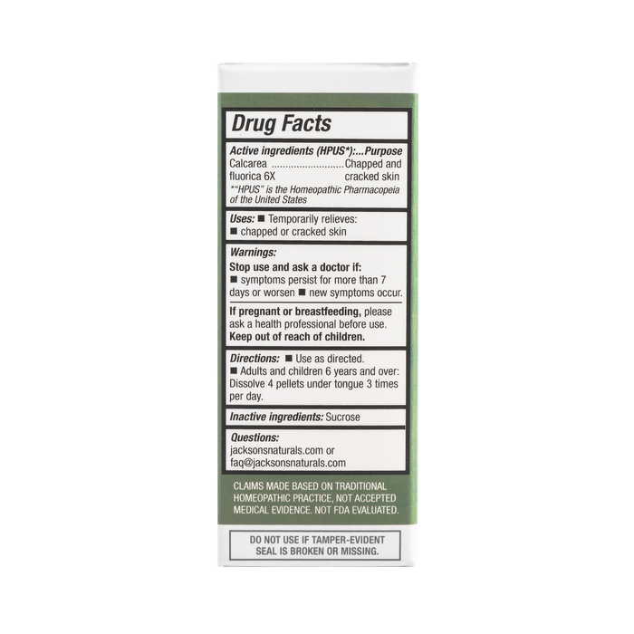 #1 Calc Fluor 6X (Calcium fluoride) - Certified Vegan, Lactose-Free Ce