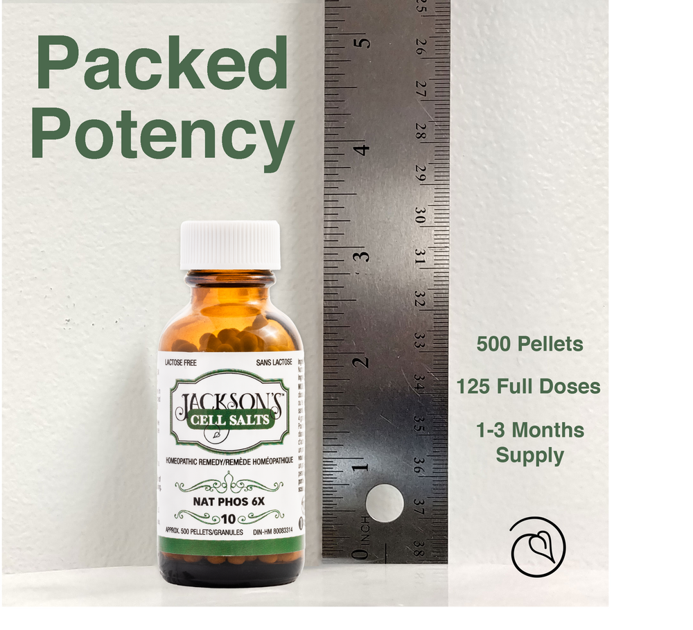 #10 Nat phos 6X (Sodium phosphate) - Certified Vegan, Lactose-Free Sch